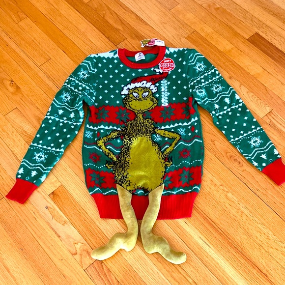 Dr. Seuss | Sweaters | Unisex Dr Seuss The Grinch Ugly Christmas ...